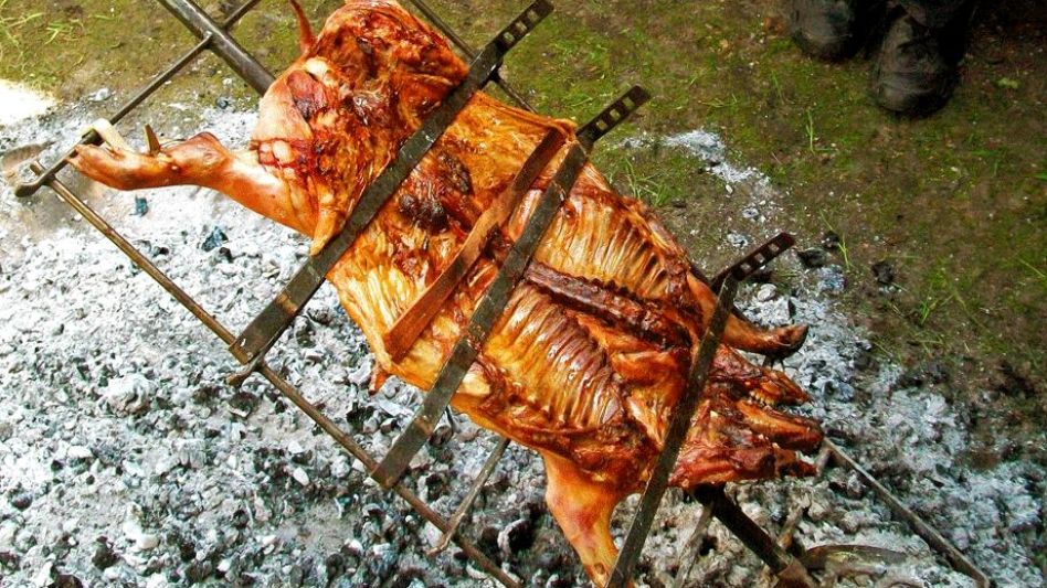 Se vende Lechón asado