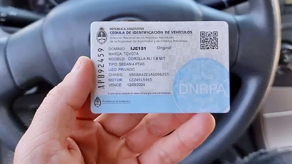 Cédula azul: la Agencia Nacional de Seguridad Vial aclaró que aún es ...